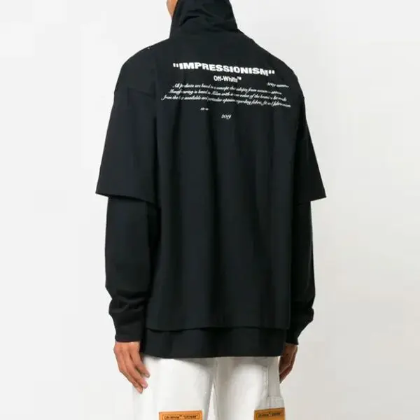 Off-White Impressionism" Layered Long Sleeve Shirt