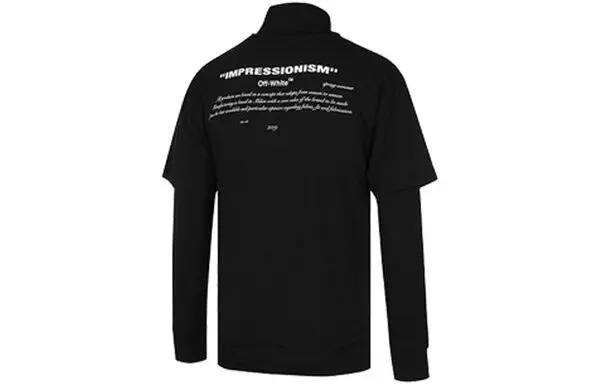 Off-White Impressionism" Layered Long Sleeve Shirt