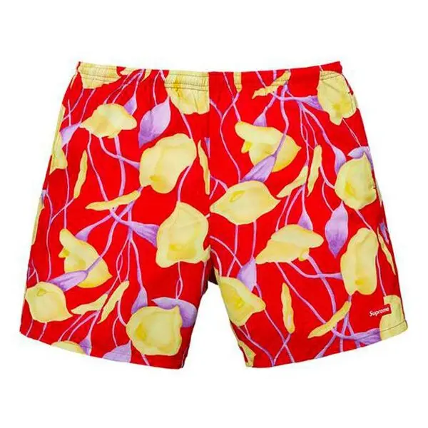 Supreme Ss18 Nylon Water Short - Red