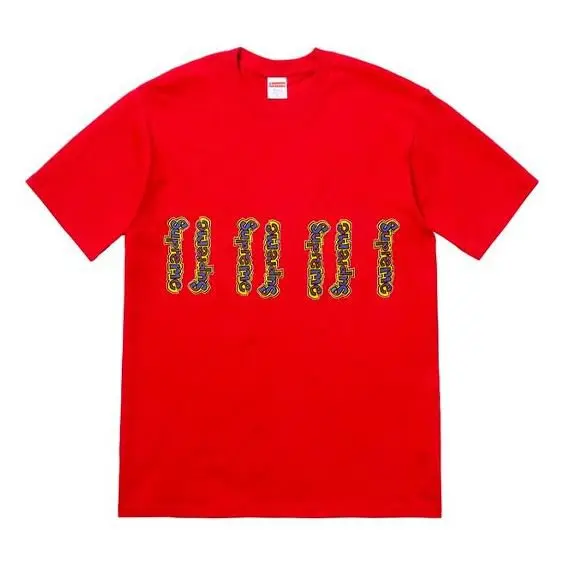 Supreme Ss18 Gonz Logo Tee Logo Short Sleeve - Red