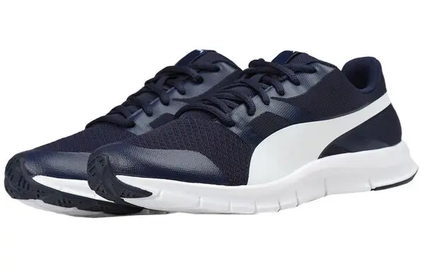 PUMA Low Top Lace-up Athletic Sneakers - Blue/white