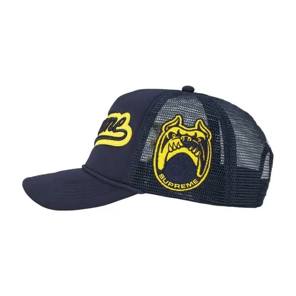 Supreme Ss26 University Mesh Back 5-panel Cap - Navy