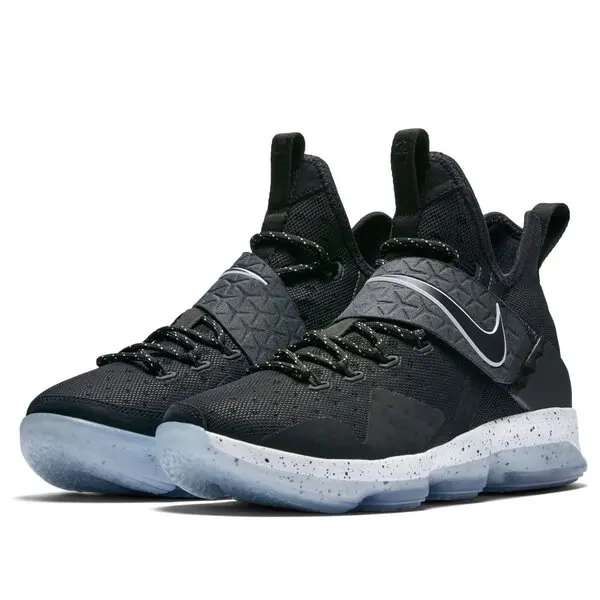 Nike Lebron 14 Ep 'chase Down' Athletic Sneakers - Black/white/ice