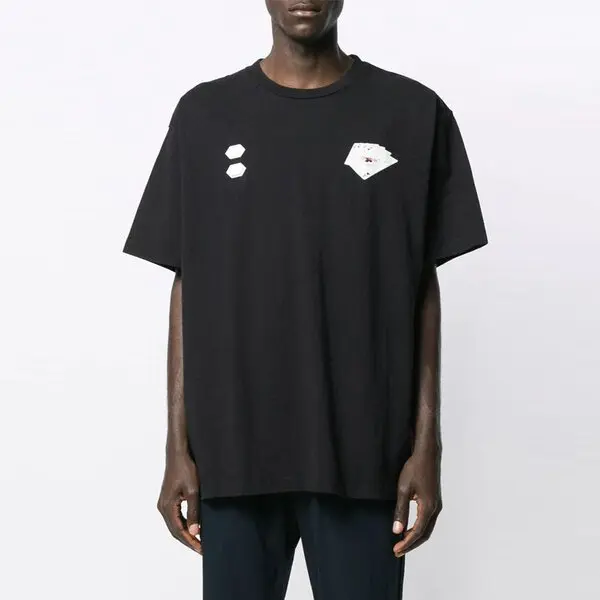 Off-White Hand Card Over Tee - Black