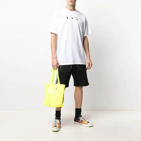 Off-White Peace Worldwide Over Tee /green - White