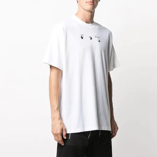 Off-White Peace Worldwide Over Tee /green - White