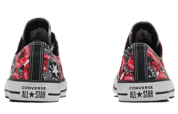 CONVERSE Chuck Taylor All Star Low Top Sneakers With All Over Logo Print