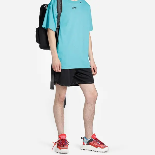 Off-White Wavy Line Mesh Shorts