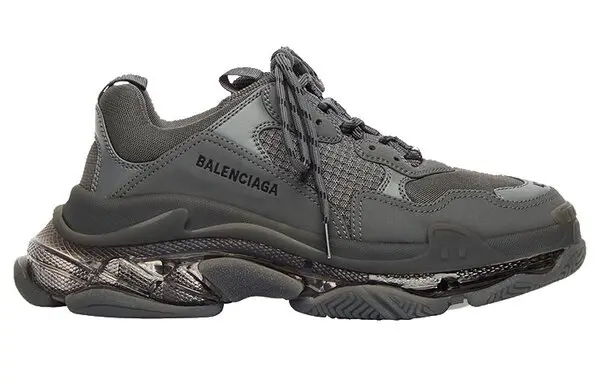 Balenciaga Triple S Sneaker Clear Sole - Grey