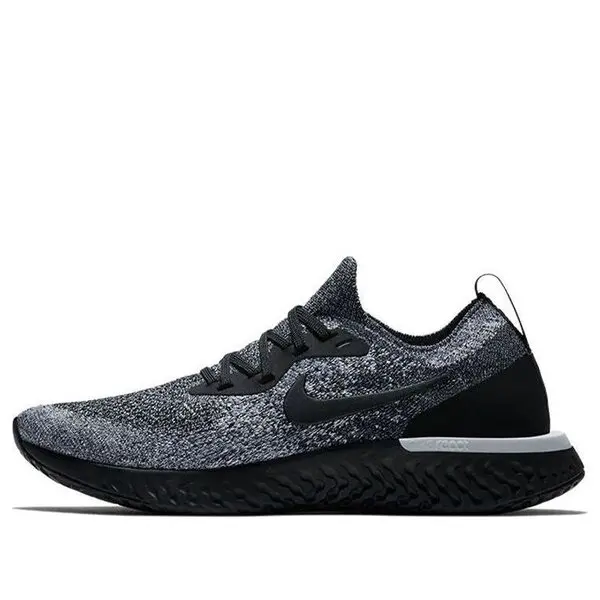 Nike Epic React Flyknit "oreo" Sneakers - Black/black-white