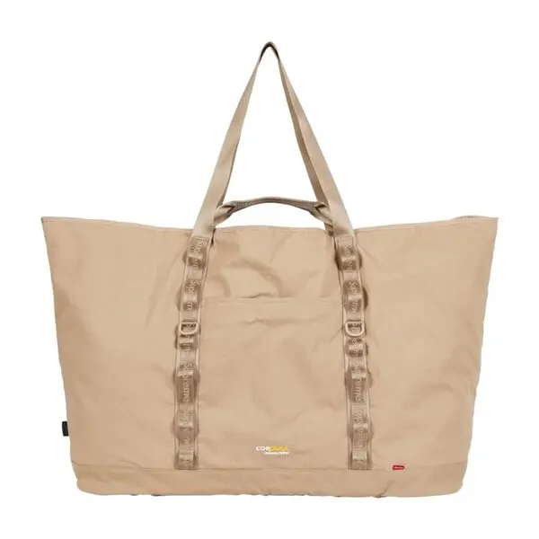 Supreme Ss26 X-large Tote Bag With Utility Pouch - Tan
