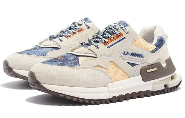 LI-NING 001 Classic Lace-up Sneakers