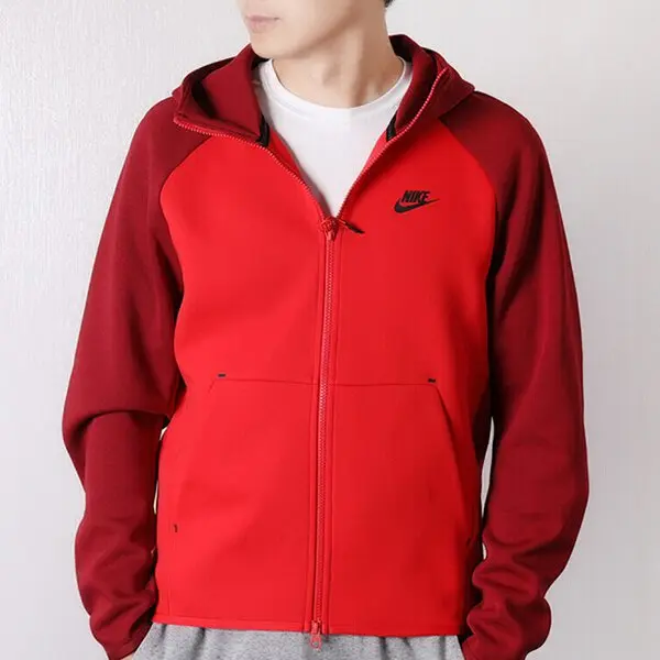 Nike Splicing Colorblock Hooded Jacket