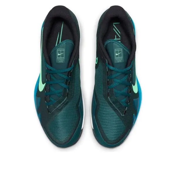 Nike Court Air Zoom Vapor Pro Tennis Shoes - Blue/green