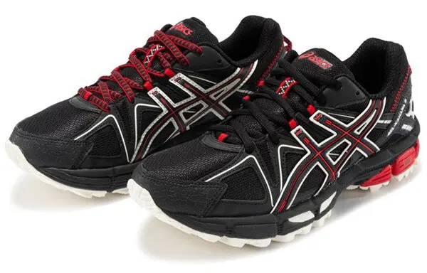 Asics Gel-kahana 8 Athletic Sneakers - Black/red