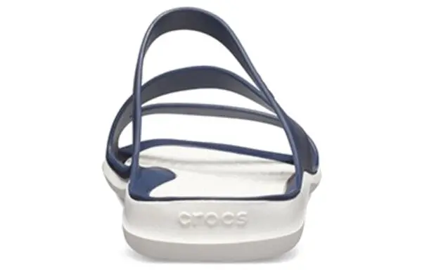 CROCS Strappy Flat Sandals - Blue/white