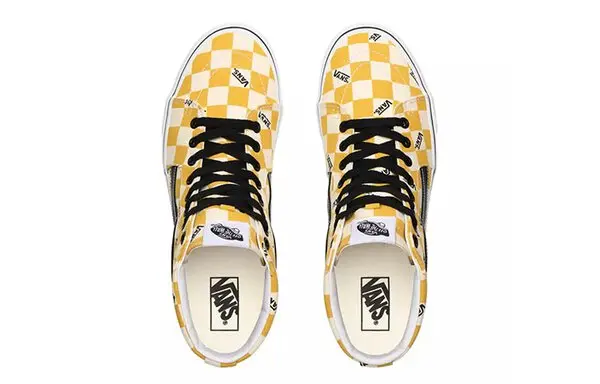 VANS Sk8-hi High Top Sneakers - Black/yellow