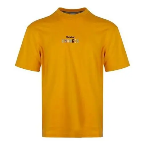 PUMA Printed Short Sleeve Tee Gold - Default Color