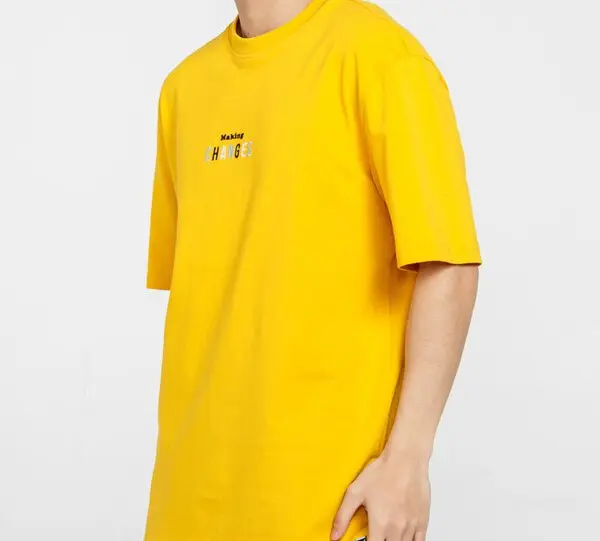 PUMA Printed Short Sleeve Tee Gold