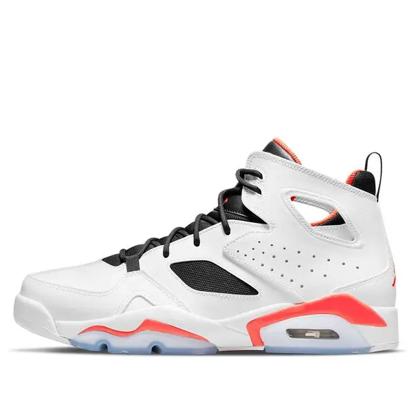 JORDAN Flight Club 91 High Top Sneakers - White/red