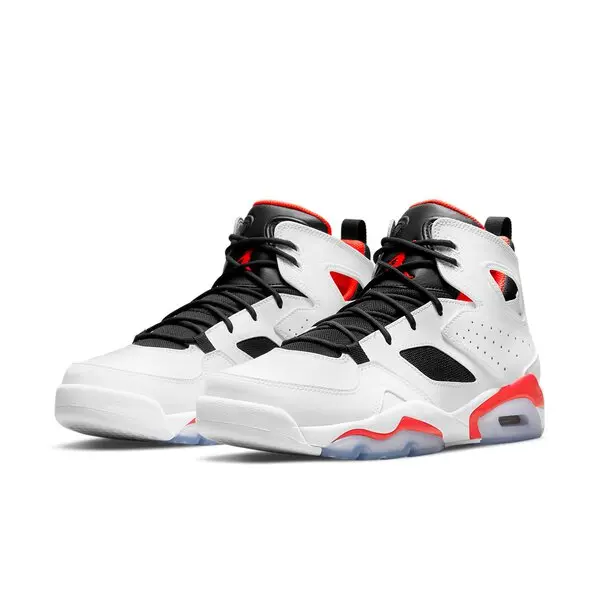 JORDAN Flight Club 91 High Top Sneakers - White/red