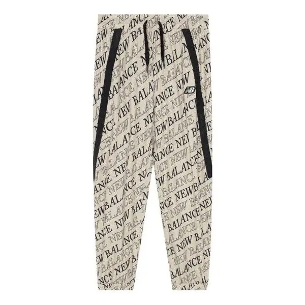 NEW BALANCE Logo Print Fleece Pants