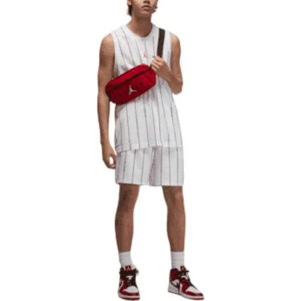 JORDAN Air Stripe Logo Mesh Sports Vest - Default Color