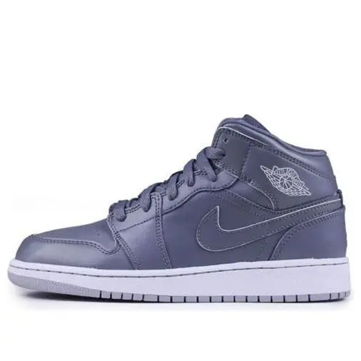 JORDAN Air 1 Retro Mid Sneakers - Grey