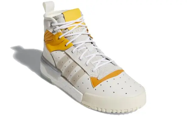 Adidas Rivalry Rm Chi High Top Sneakers - White/yellow/grey