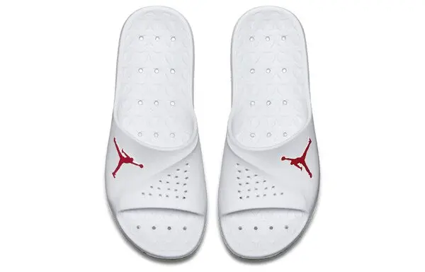 JORDAN Super.fly Team Slide - White/red