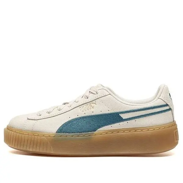 PUMA Suede Platform Sneakers - Grey/blue