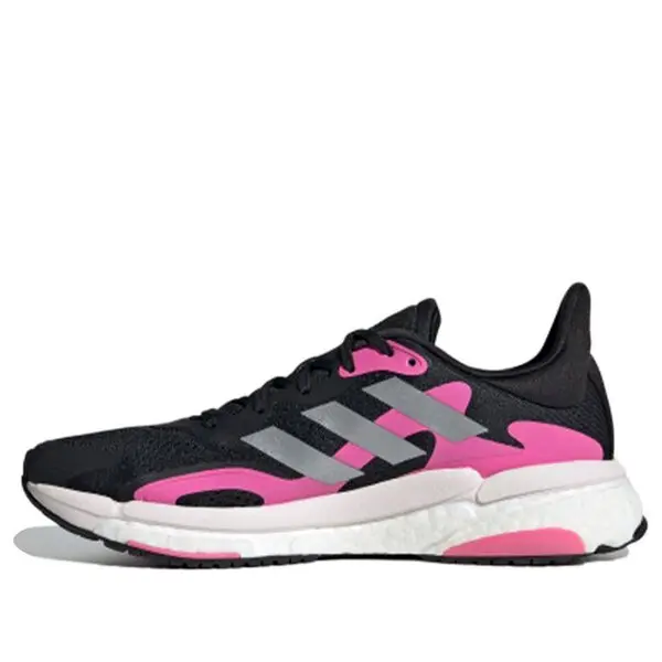 Adidas Solar Boost 3 Athletic Sneakers - Black/red/white