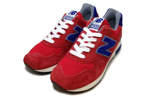NEW BALANCE 1400 Athletic Sneakers - Red/blue