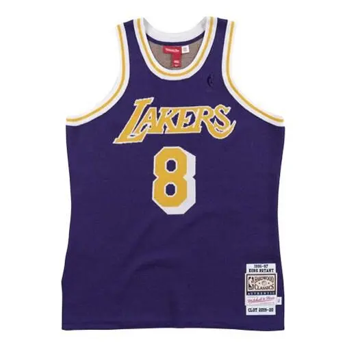 Mitchell & Ness Los Angeles Lakers Kobe Bryant 1996/97 Replica Jersey - Purple