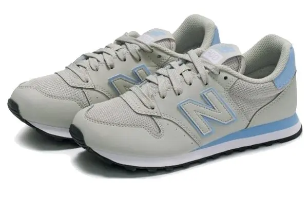 NEW BALANCE 500 Series Retro Sneakers - Grey/blue