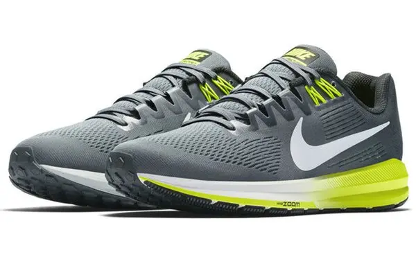 Nike Zoom Structure 21 Sneakers - Cool Grey/white-anthracite-volt
