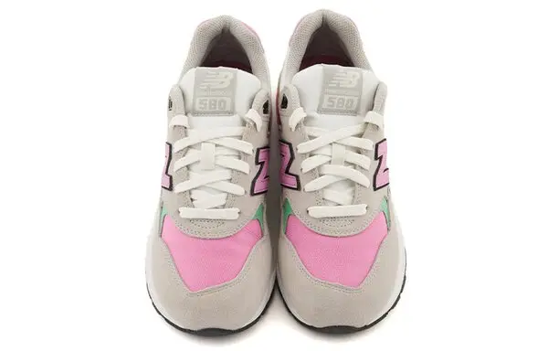 NEW BALANCE 580 Low Top Sneakers - Gray/pink/green