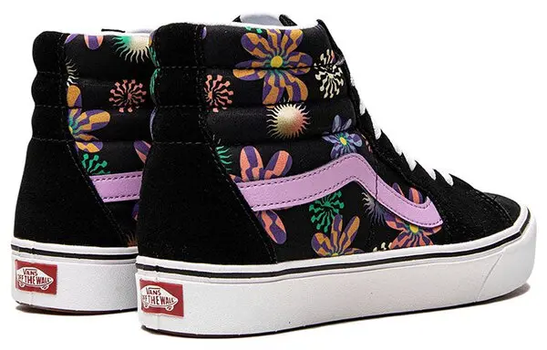 VANS Comfycush Sk8-hi High Top Sneakers - Black/purple