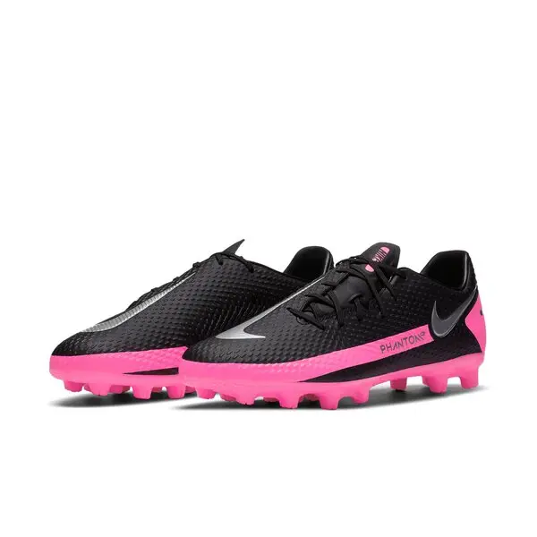 Nike Phantom Gt Academy Hg Soccer Cleats - Black/pink