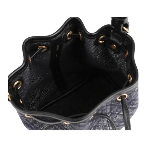 Burberry Drawstring Denim Bucket Bag