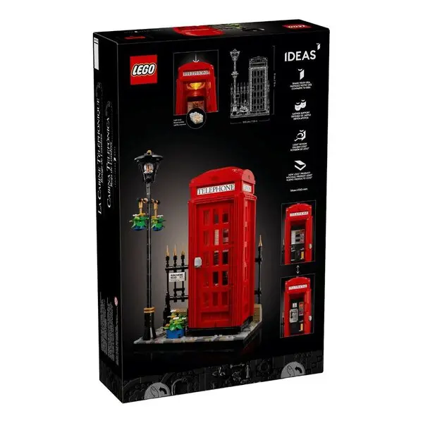 Lego Red London Telephone Box - Multi-color