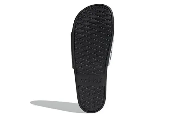 Adidas Adilette Comfort Slide All Over Logos - Black