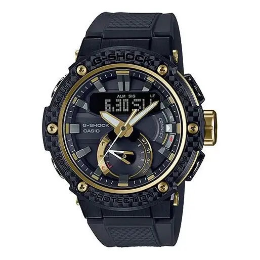 Casio G-shock G-steel Analog-digital Watch - Black/gold