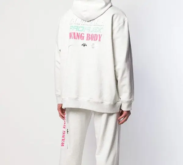 Adidas Alexander Wang Logo Sweatshirt Grey