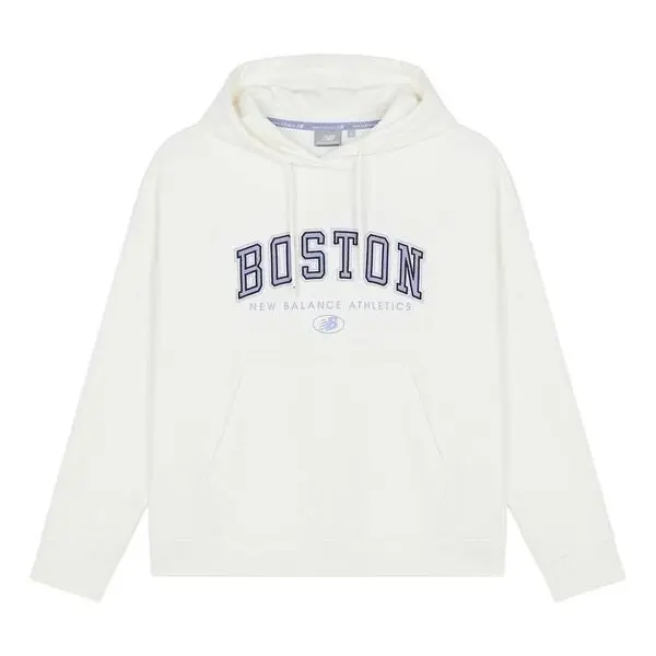 NEW BALANCE Sport Hoodie - White/lilac