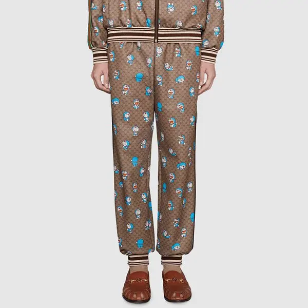 Gucci X Doraemon Ss21 Monogram Pants