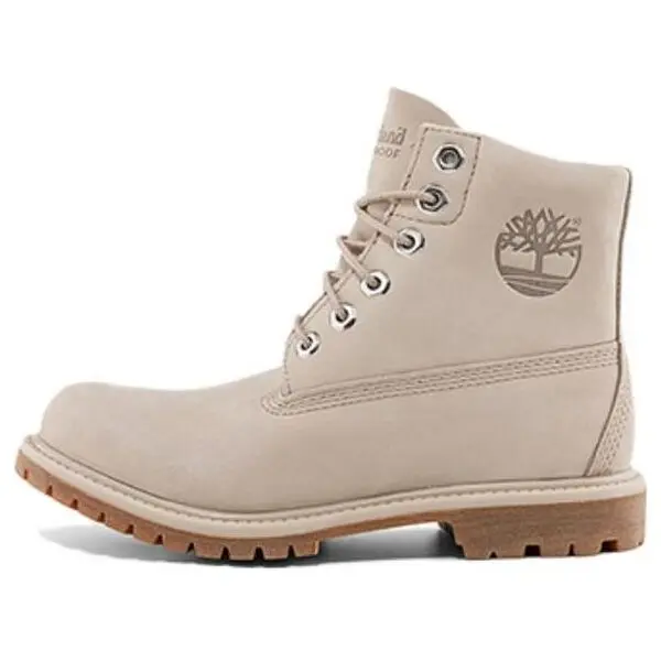Timberland Nellie Waterproof Lace-up Boots - Beige/brown