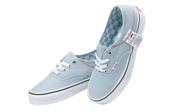 VANS Authentic Low Top Canvas Skate Shoes - Red