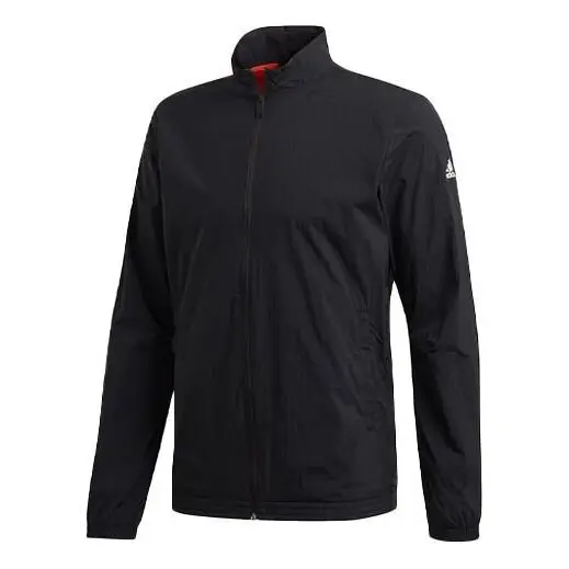 Adidas Woven Sports Stand-up Collar Jacket - Black