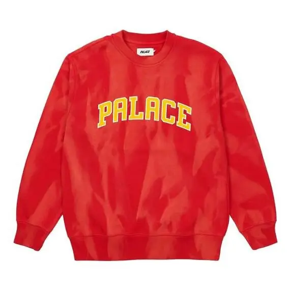 PALACE Try-dye Tie Dye Round Neck Alphabet Sports